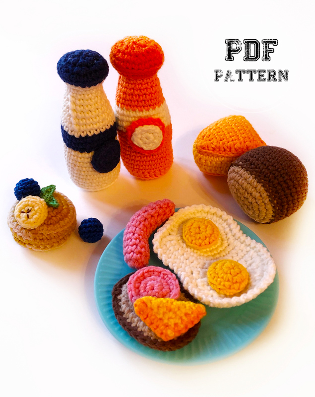 Crochet Breakfast PDF Free Pattern
