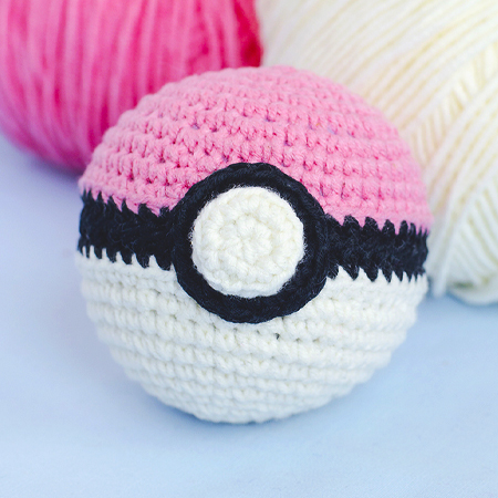 Crochet Pokemon Pokeball Amigurumi PDF Pattern