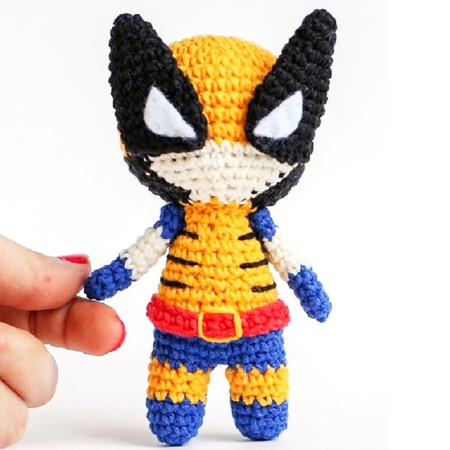 Crochet Wolverine X-Men Amigurumi PDF Pattern