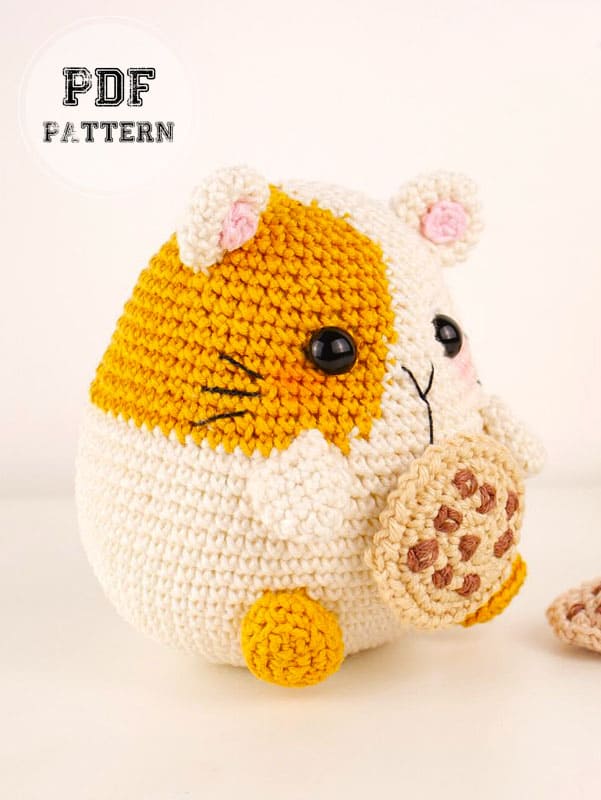 Cookie Cat Crochet Amigurumi PDF Pattern