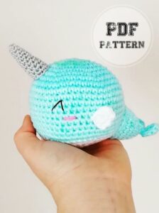 Crochet Blue Whale Amigurumi PDF Pattern