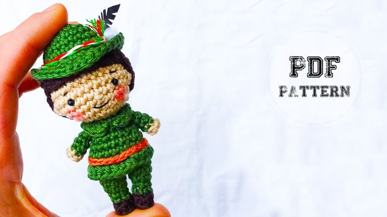 Crochet Robin Hood Amigurumi Free PDF Pattern