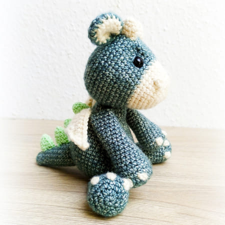 Amigurumi Little Dragon Saphira PDF Crochet Pattern