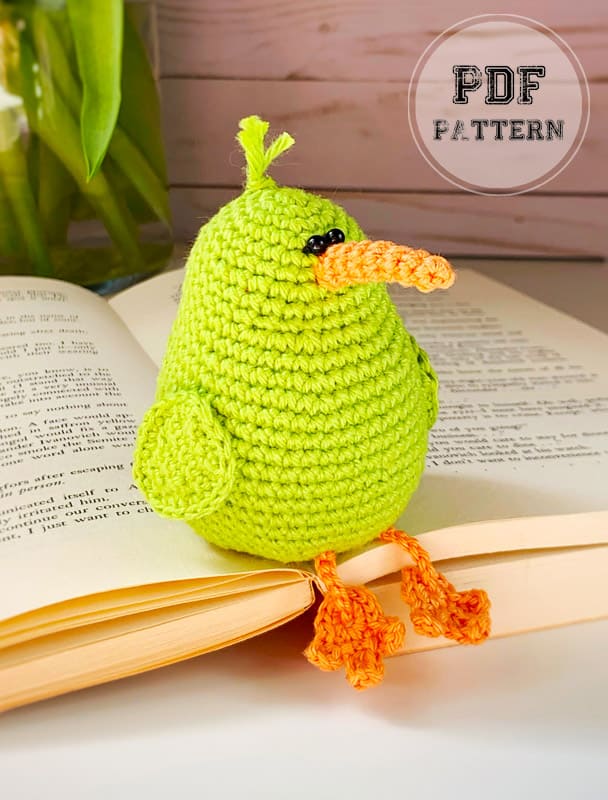 Beginner Kiwi Bird Amigurumi PDF Free Pattern