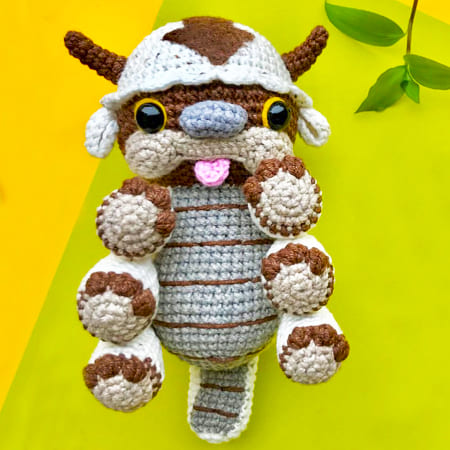 Crochet Appa Avatar PDF Amigurumi Free Pattern