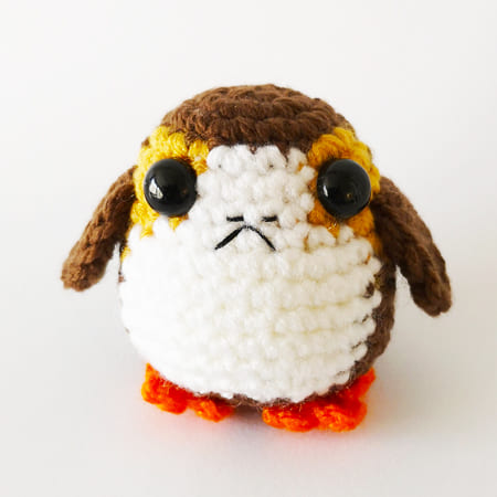 Crochet Porg Star Wars Amigurumi PDF Free Pattern