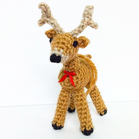 Beginner Crochet Deer Amigurumi PDF Free Pattern