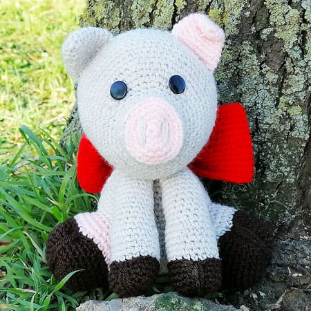 Crochet Pig Fair Amigurumi Free PDF Pattern