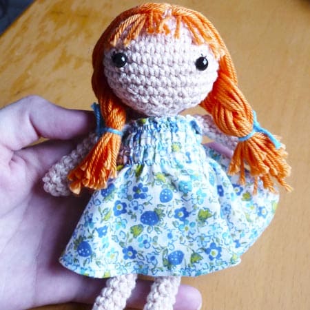 Easy Beginner Crochet Doll PDF Free Pattern