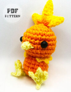 Torchic Crochet Pokemon PDF Free Pattern