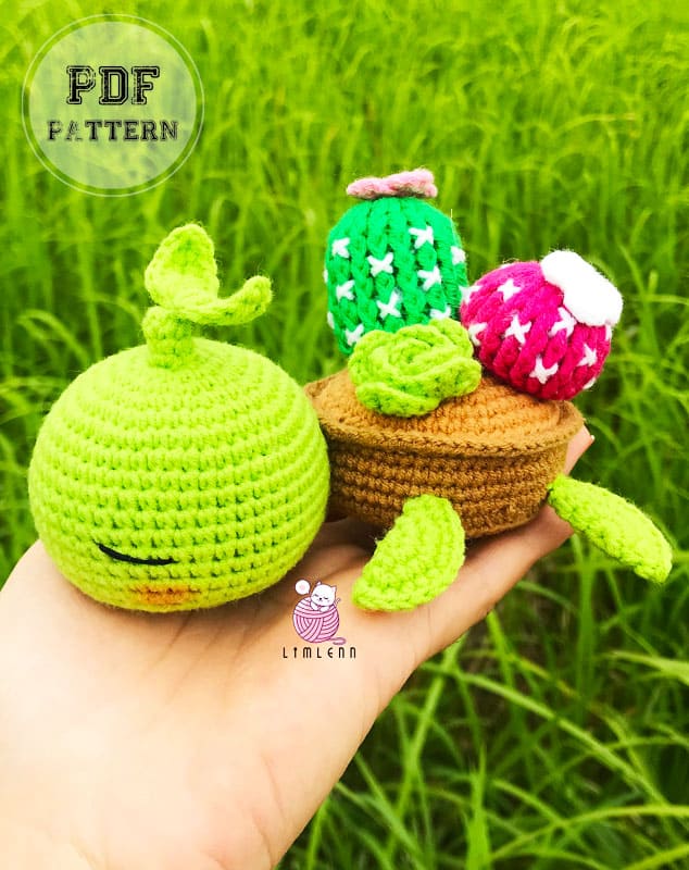 Green Turtle Crochet PDF Free Pattern