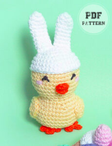 Cute Easter Crochet Chick Free PDF Pattern