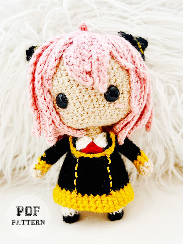 Spy x Family Crochet Doll Anya Free PDF Pattern
