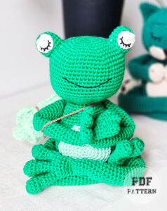 Yogi Frog Crochet Amigurumi Free PDF Pattern