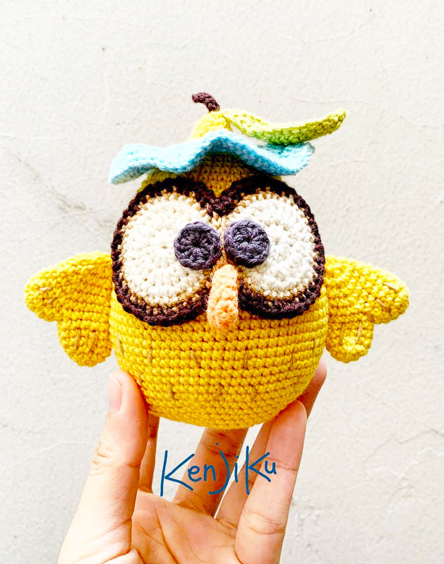 Crochet Lemon Owl PDF Pattern