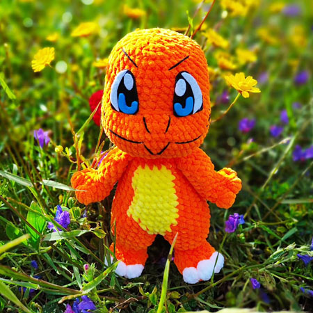 Awesome Charmander Crochet PDF Free Pattern